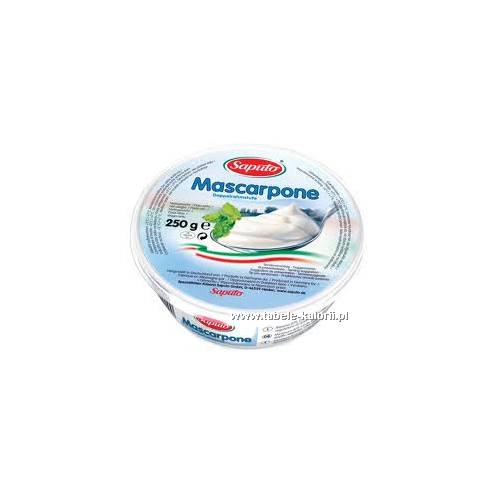 Ile kcal ma Ser Mascarpone - Saputo - Tabele kalorii