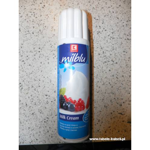 Ile kcal ma Bita Śmietana w sprayu - K-Classic - Tabele kalorii