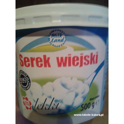 Ile kcal ma Serek wiejski lekki - Milk Land - Tabele kalorii