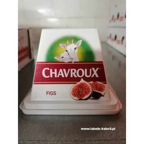 Ile kcal ma Ser kozi z figami Chavroux Figs - Chavroux - Tabele kalorii
